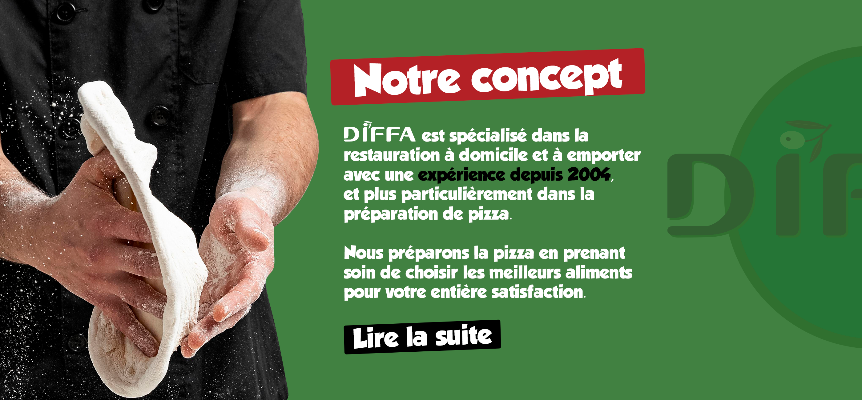 DIFFA | Pizza à emporter et en livraison | (60) Chantilly